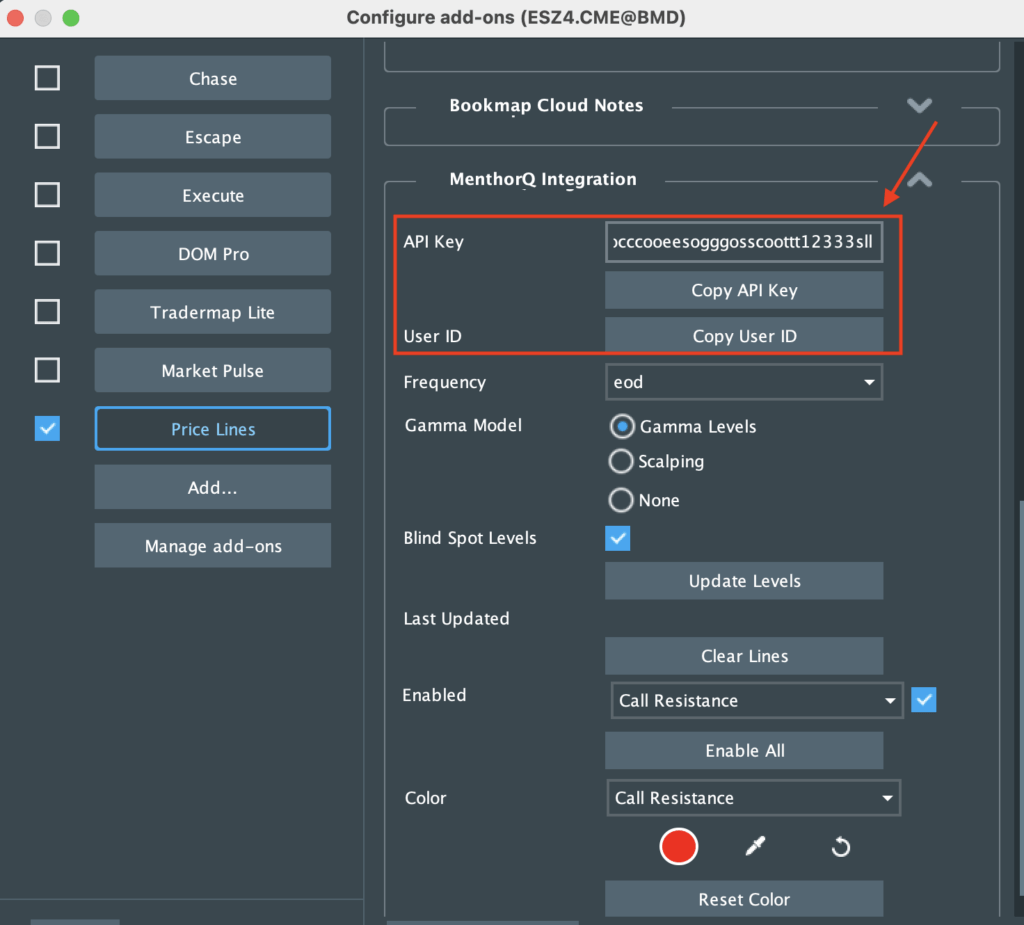 Bookmap Integration Guide - MenthorQ