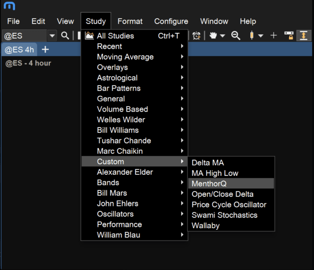 MotiveWave Integration Guide - MenthorQ